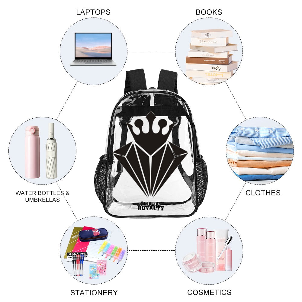 Crown Diamond Iconic Royalty Transparent Bag